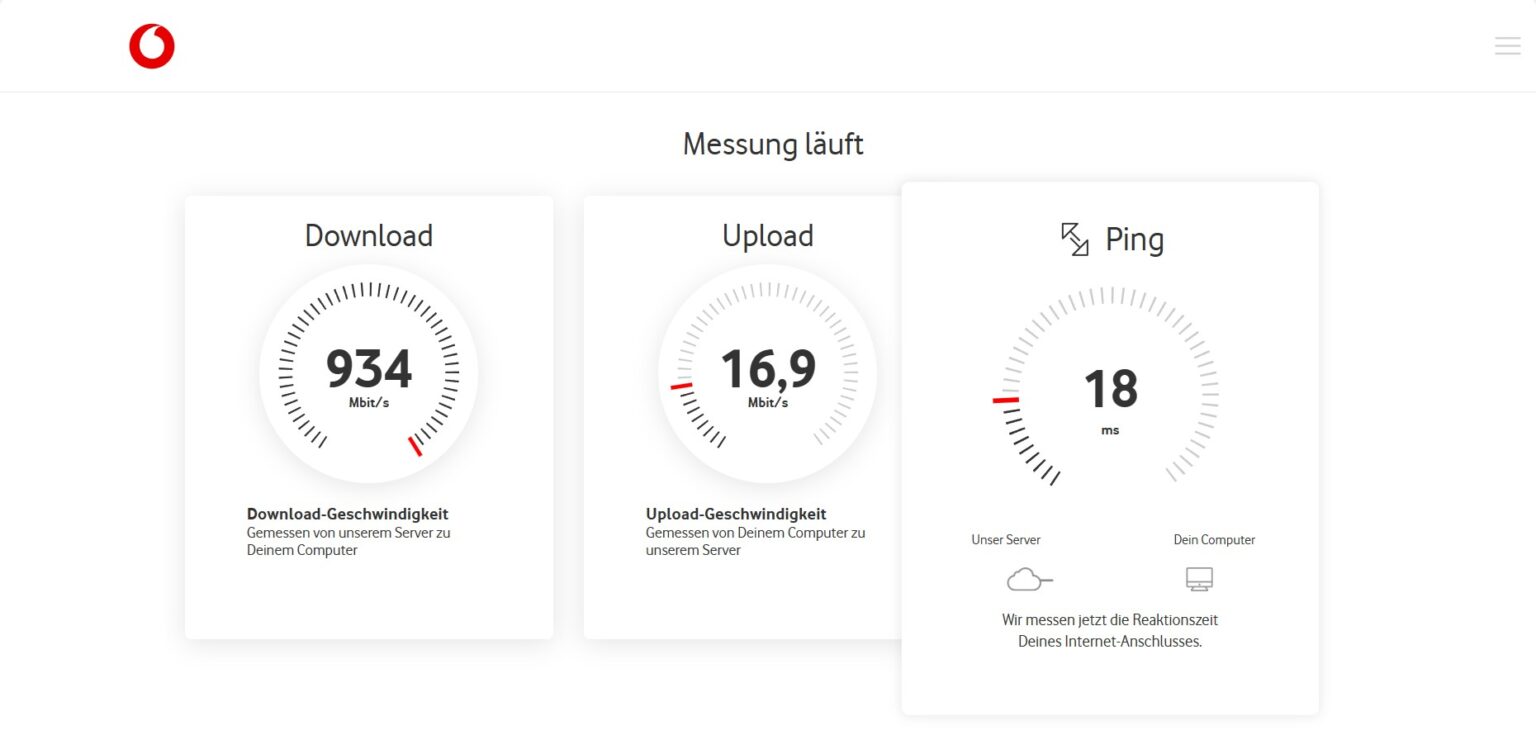 Speedtest Vodafone - So testen Sie 2025 die Geschwindigkeit